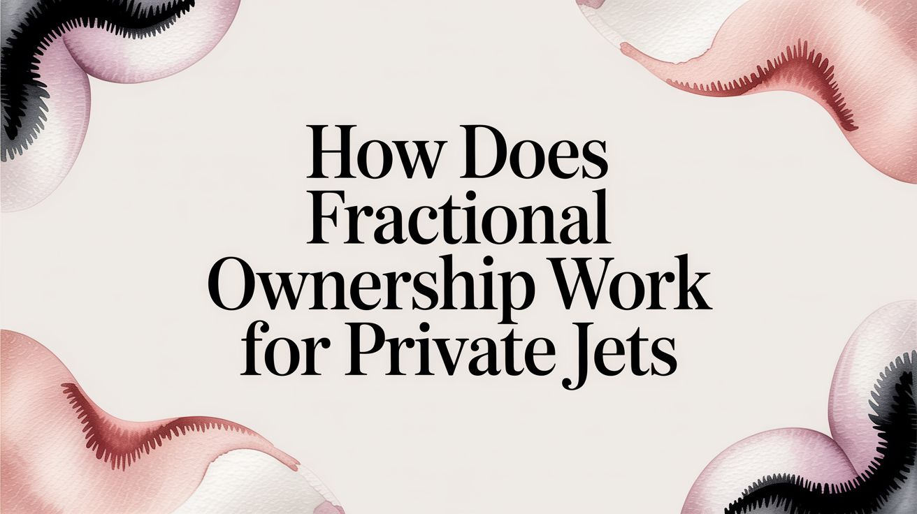 How Does Fractional Ownership Work for Private Jets
